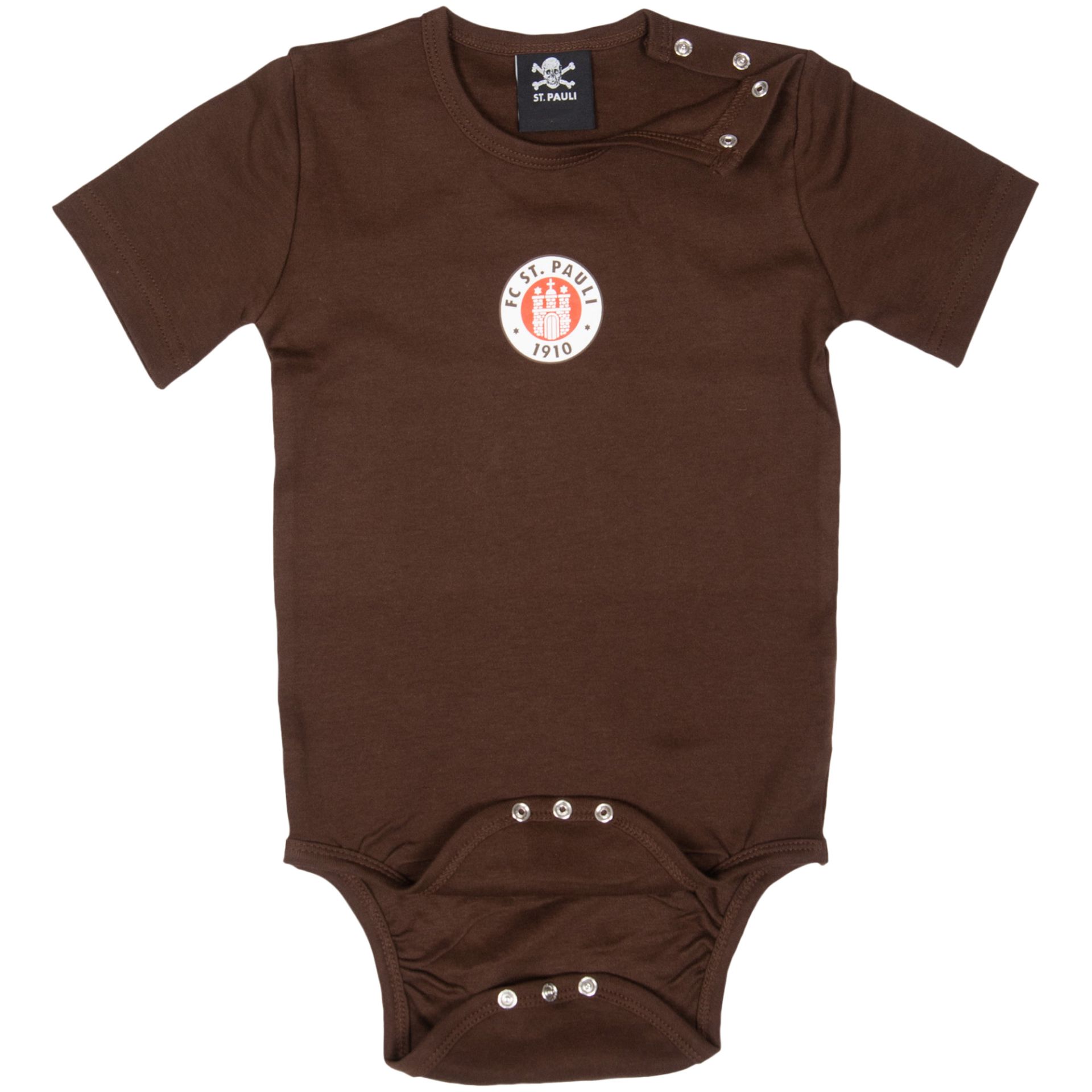 FC St. Pauli - Baby Body Logo - braun